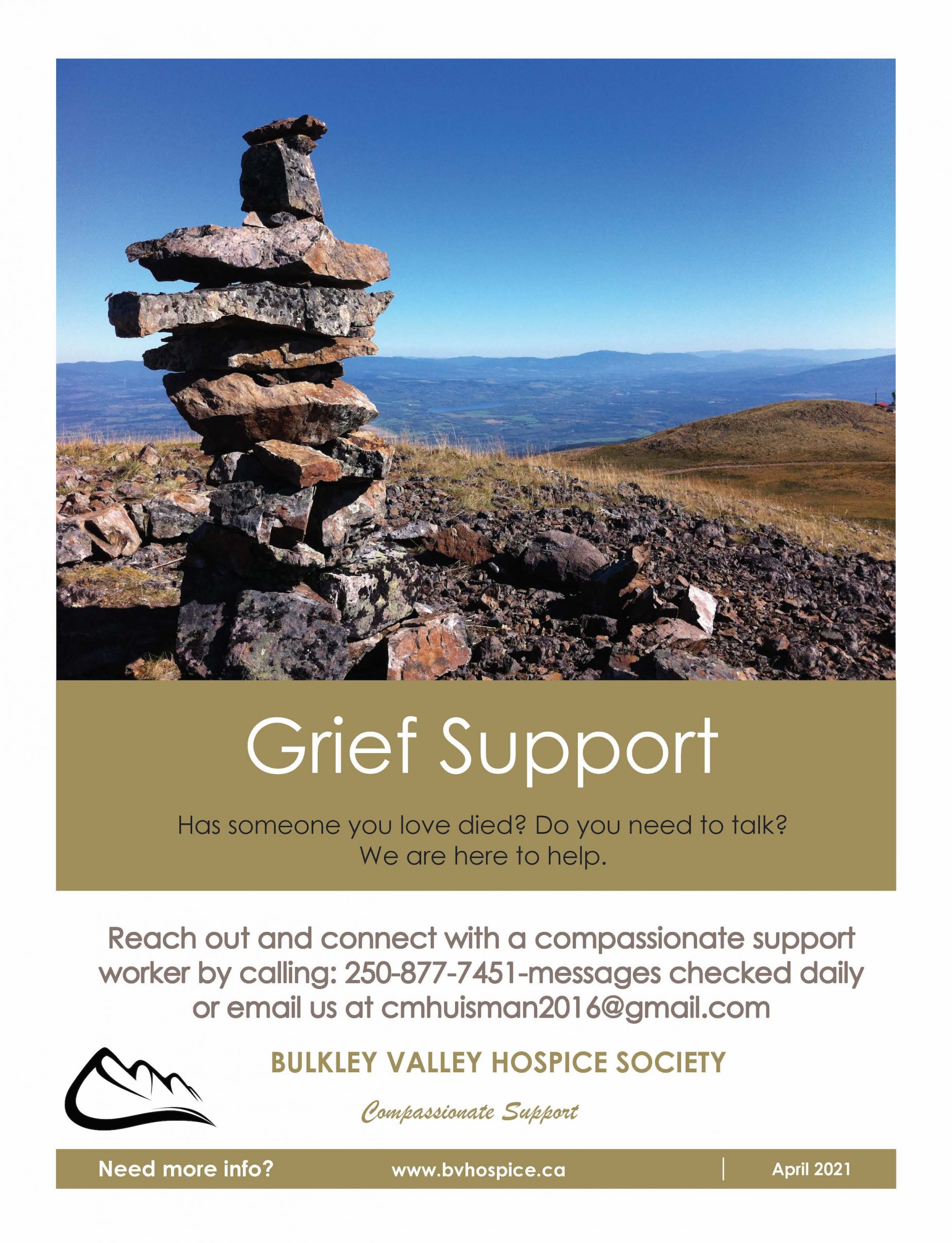 Grief Support - Bulkley Valley Hospice Society | Hospice Services